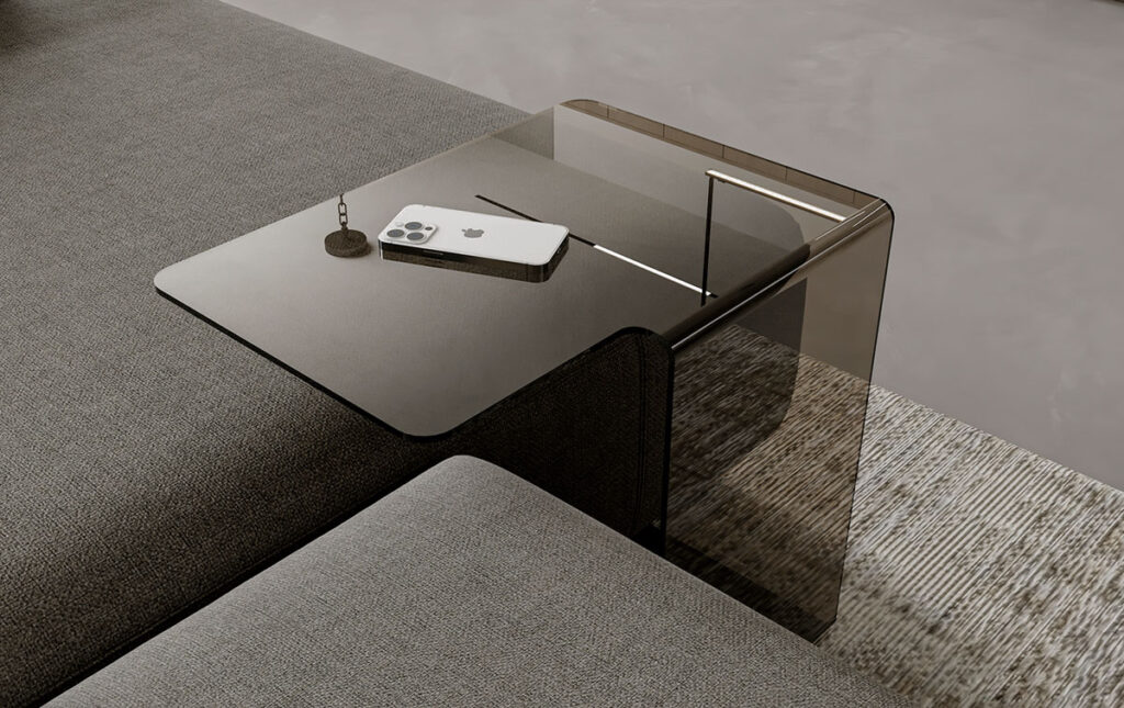 Showcasing Nature: A Modern Interior With a Staircase Terrarium