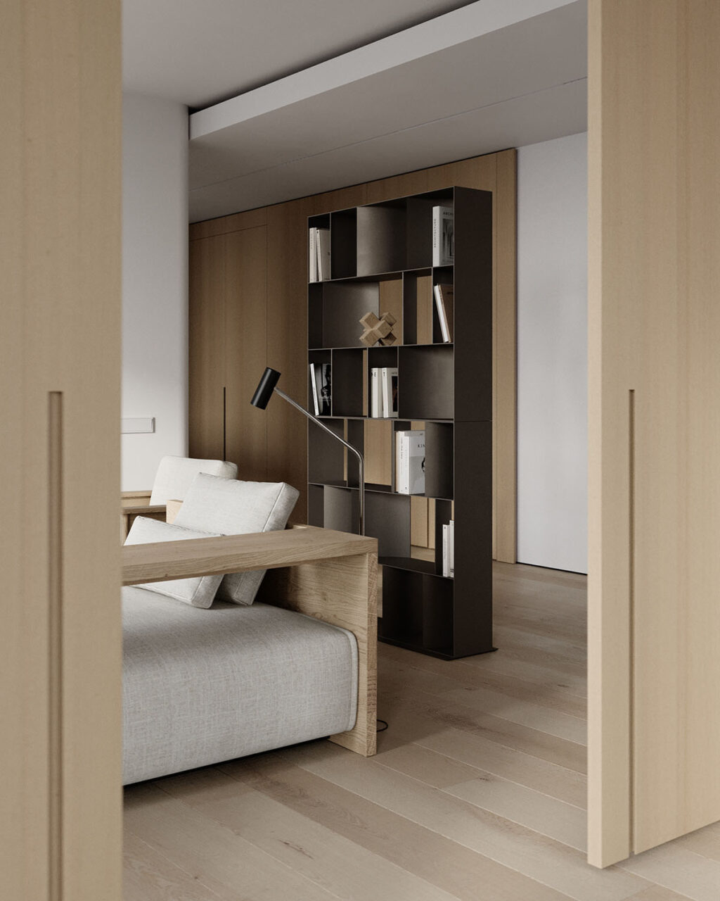 black floor lamp | Interior Design Ideas