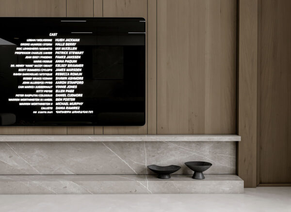 Showcasing Nature: A Modern Interior With a Staircase Terrarium