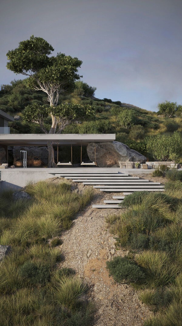 Unveiling the Outdoor Paradise of a Hillside Haven