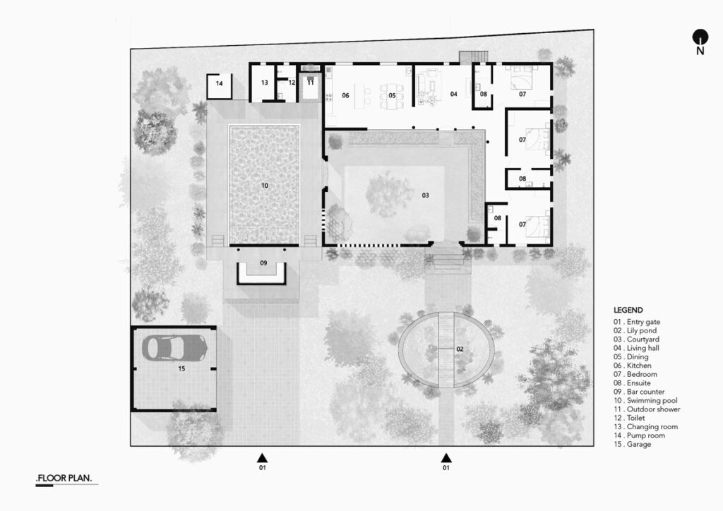 A Glimpse into the Enchanting Courtyards of Two Extraordinary Properties