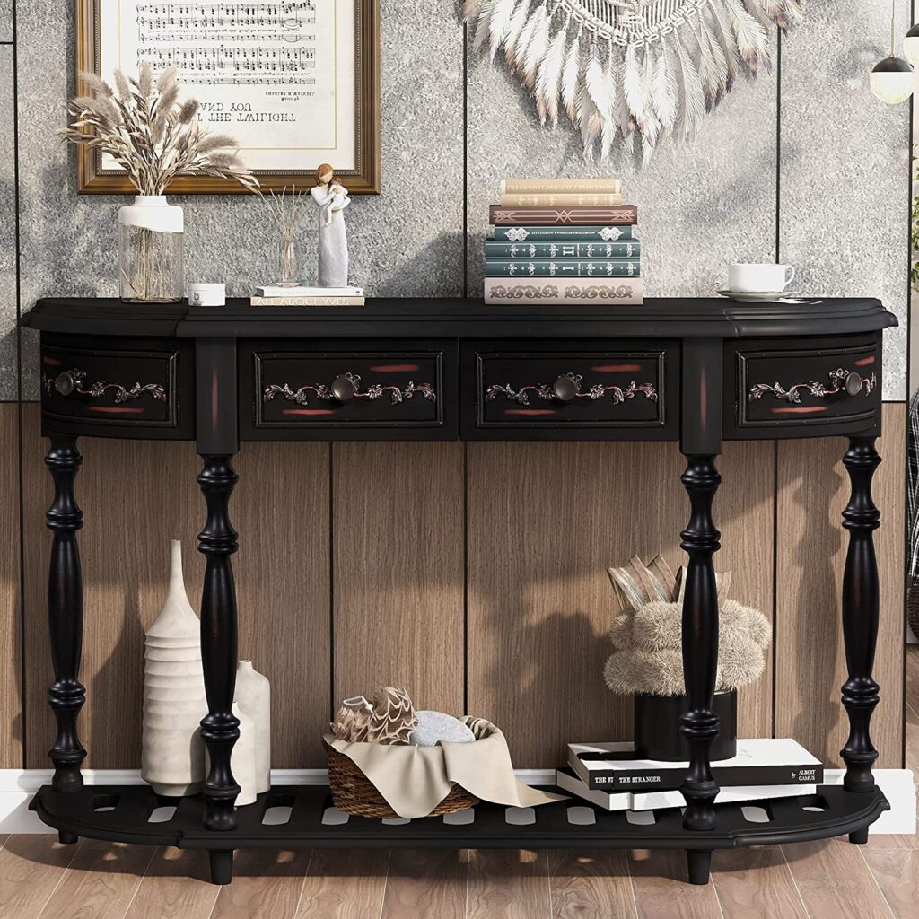 51 Black Console Tables to Style Any Space