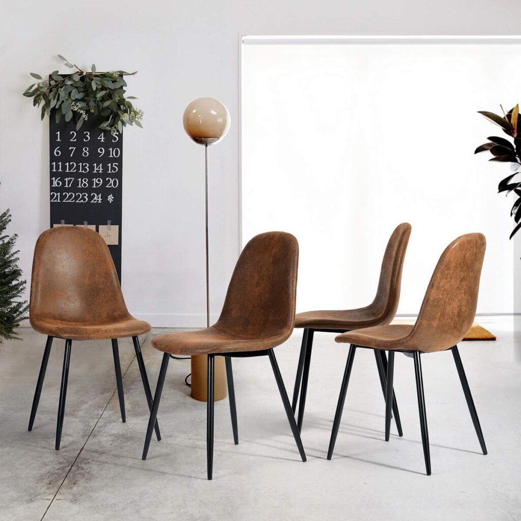 51 Leather and Faux Leather Dining Chairs for Timeless Style
