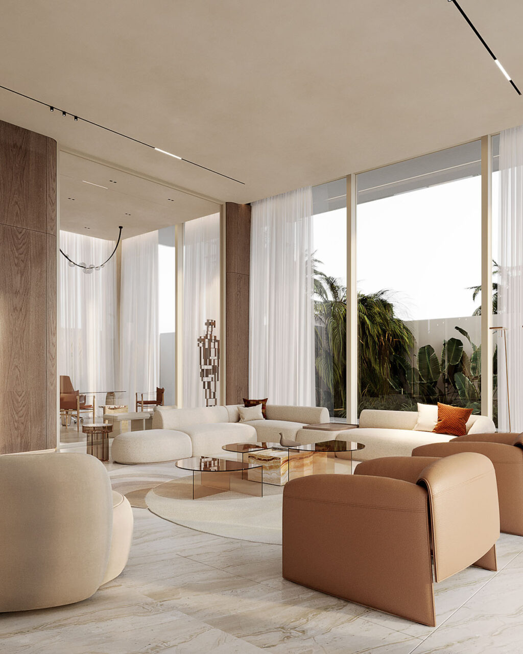 Pristine Pale Home Interiors That Exude Warmth
