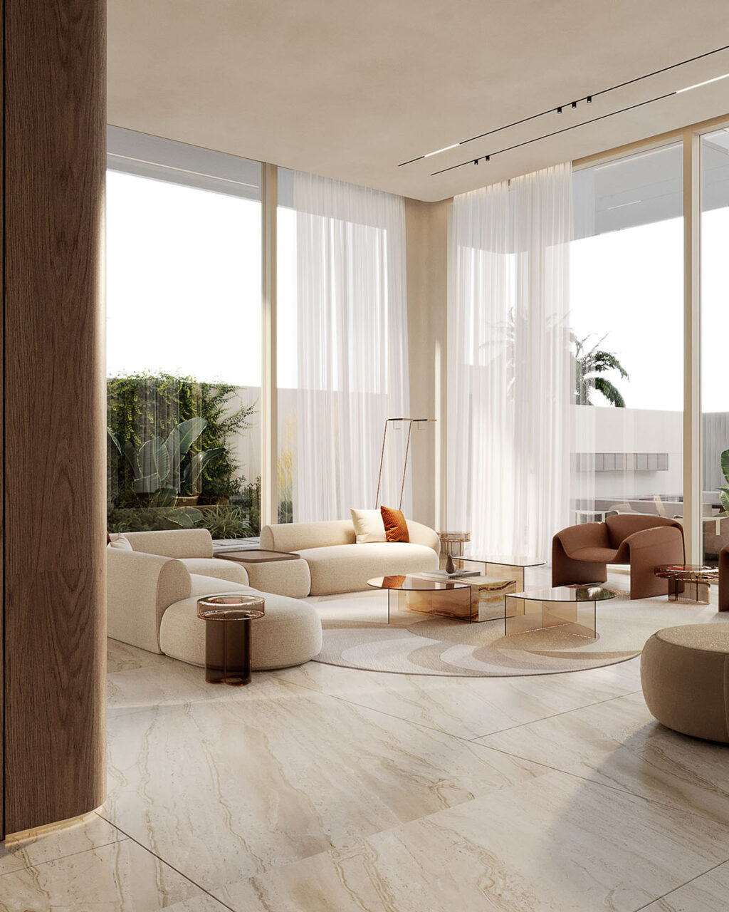 Pristine Pale Home Interiors That Exude Warmth