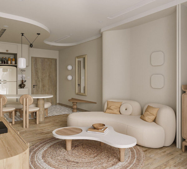 curved coffee table | Interior Design Ideas