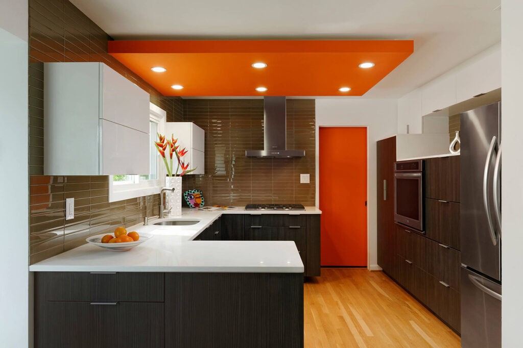 40 Orange Kitchen Designs With Tips & Accessories To Help You Decorate ...