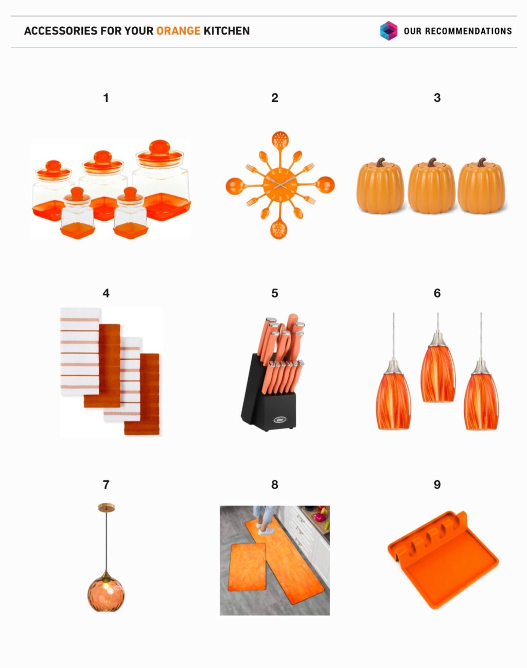 40 Orange Kitchen Designs With Tips & Accessories To Help You Decorate ...