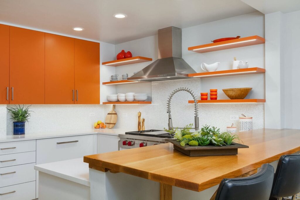 40 Orange Kitchen Designs With Tips & Accessories To Help You Decorate ...
