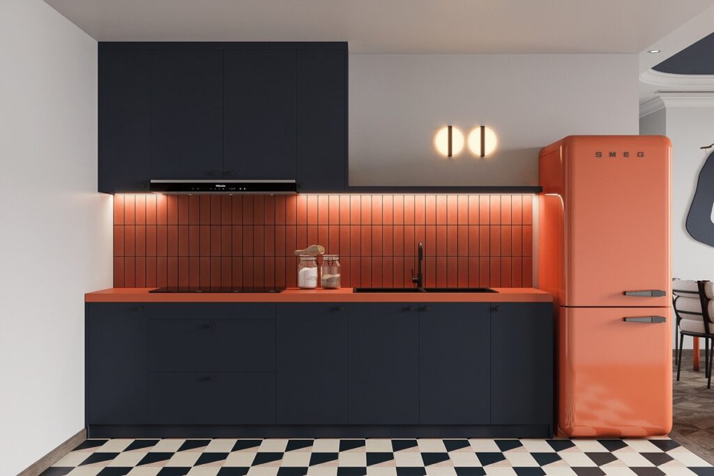 40 Orange Kitchen Designs With Tips & Accessories To Help You Decorate ...