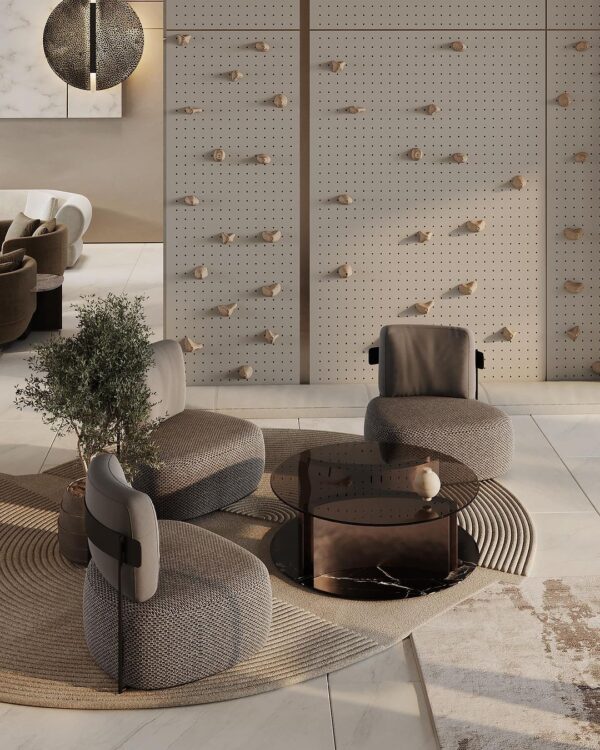 Two Light and Luxurious Living Spaces With Wow Factor