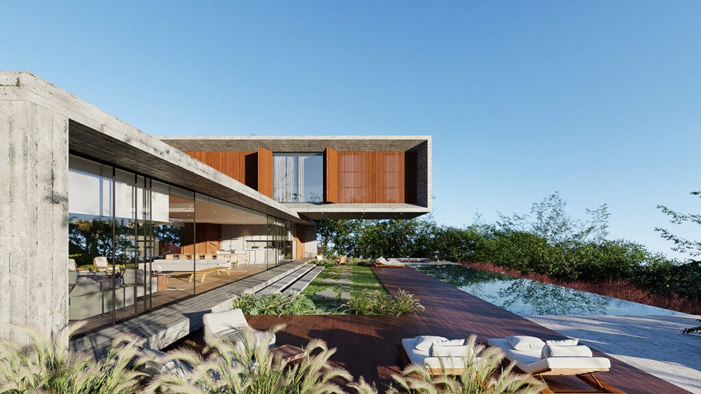 Touring Two Luxury Linear Home Designs