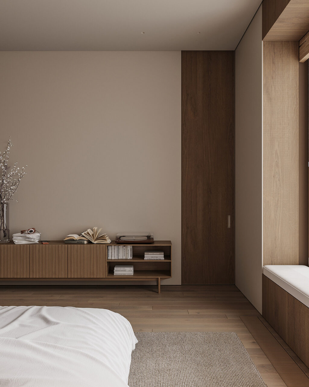 fluted console table | Interior Design Ideas