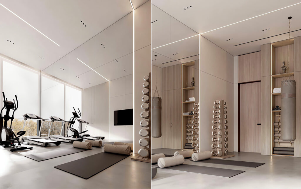 home gym lighting | Interior Design Ideas