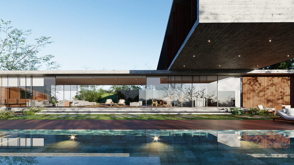 Touring Two Luxury Linear Home Designs