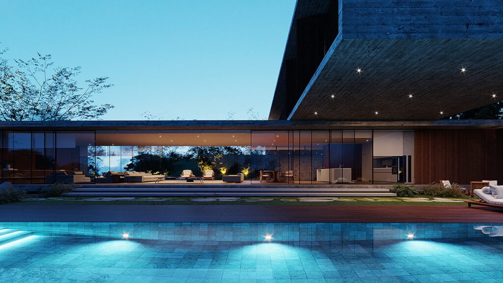 Touring Two Luxury Linear Home Designs