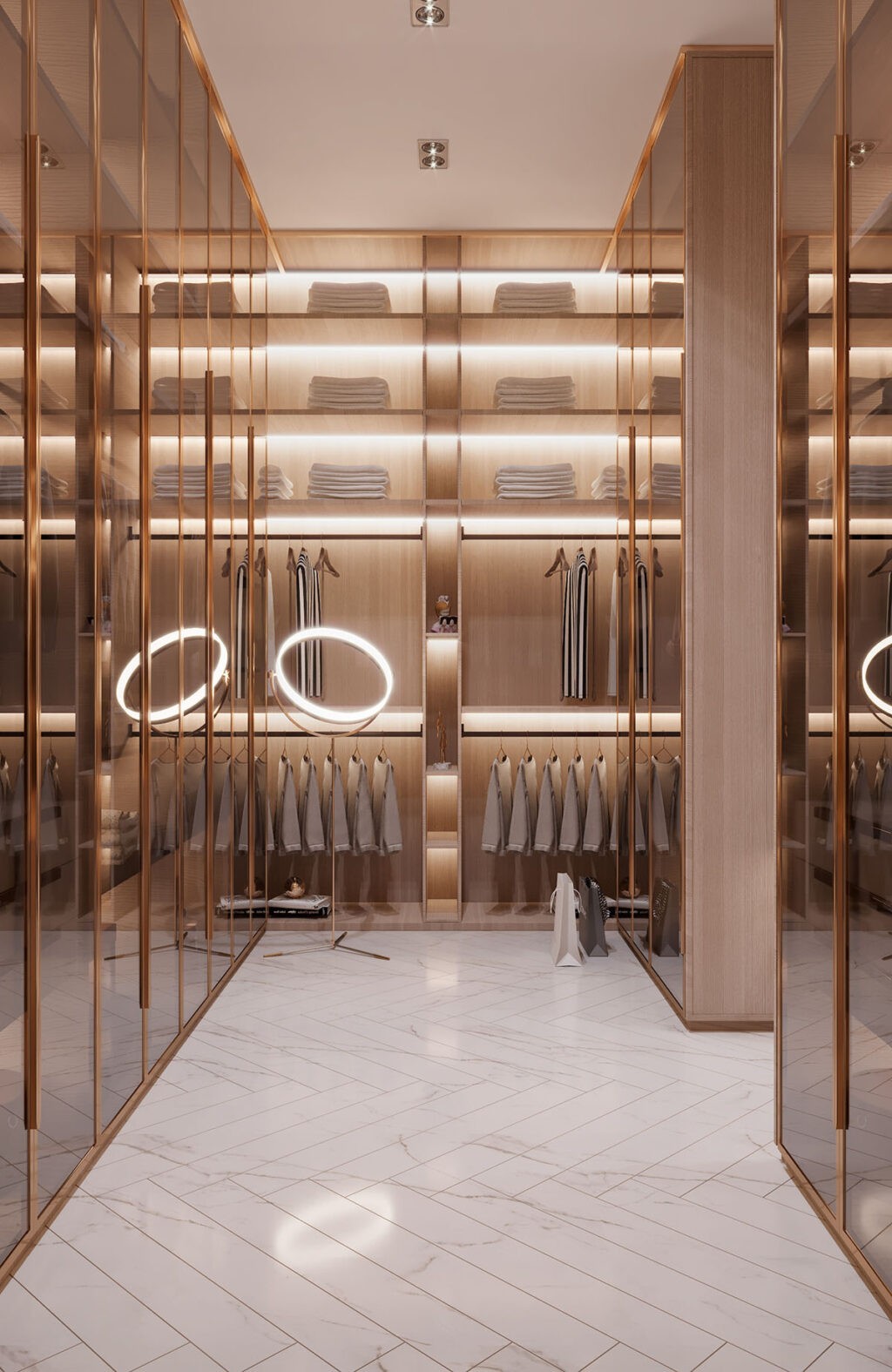 walk in wardrobe | Interior Design Ideas