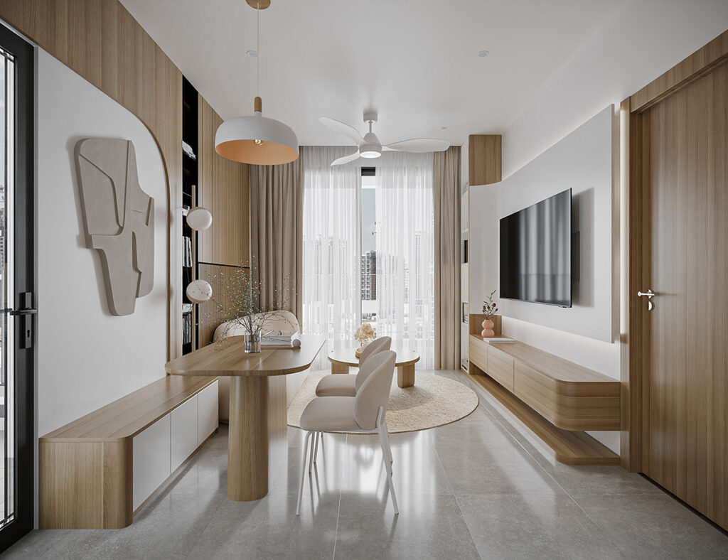 Three Contemporary Color Schemes For Curved Decor