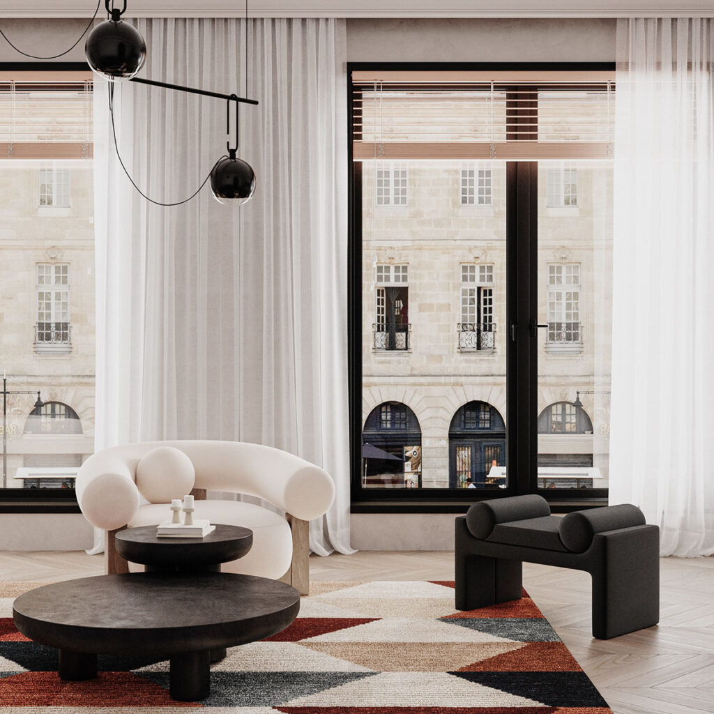 Three Contemporary Color Schemes For Curved Decor