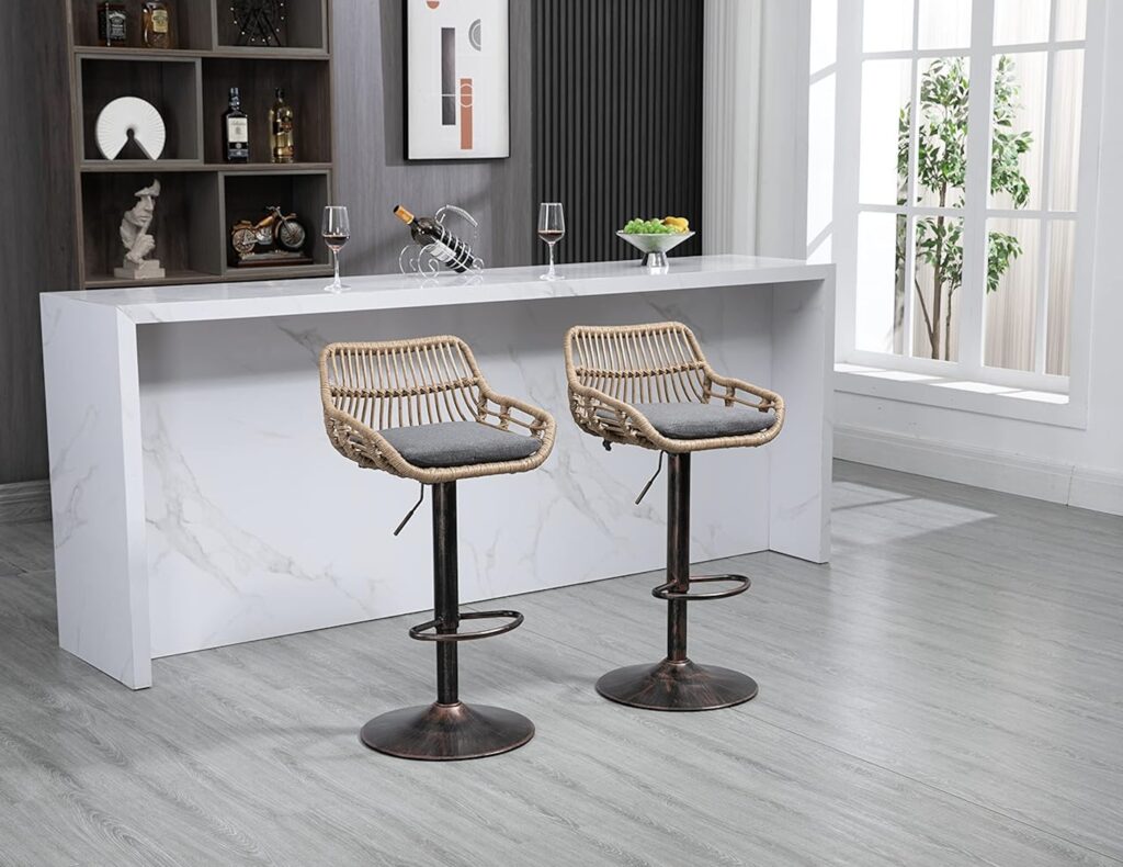 51 Rattan Bar Stools That Redefine Casual Chic in Your Kitchen