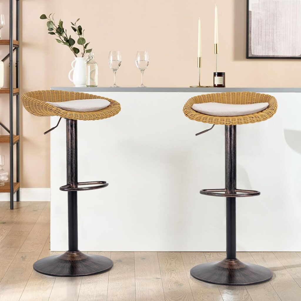 51 Rattan Bar Stools That Redefine Casual Chic in Your Kitchen