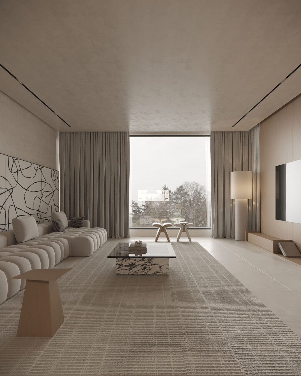 Neutral Palette, Marble Details: Crafting Contemporary Classics