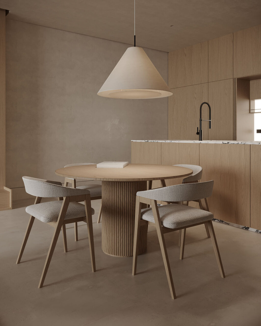 Neutral Palette, Marble Details: Crafting Contemporary Classics