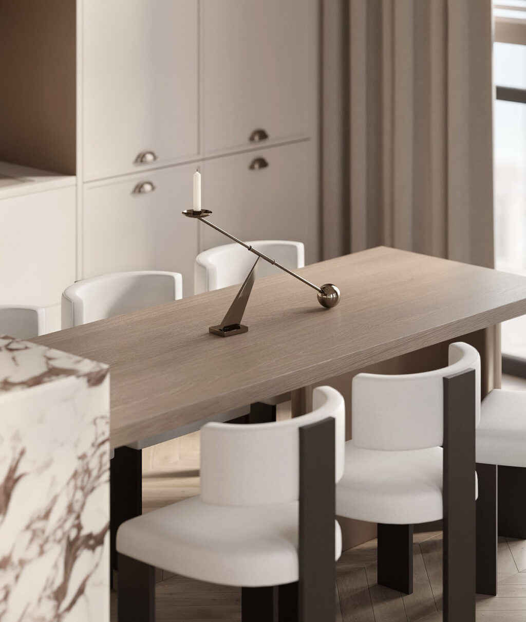 Neutral Palette, Marble Details: Crafting Contemporary Classics