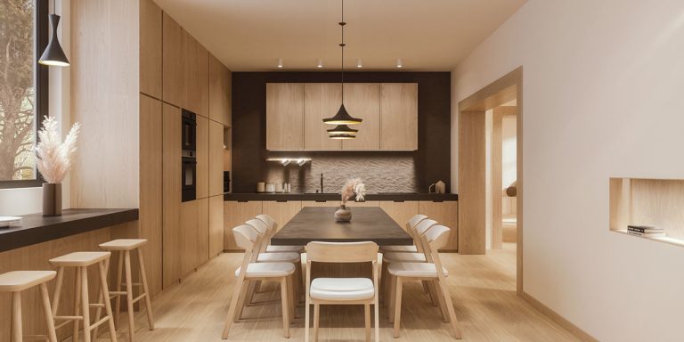 Woody Retreats: Japandi Homes Where Timber Tones Take Center Stage