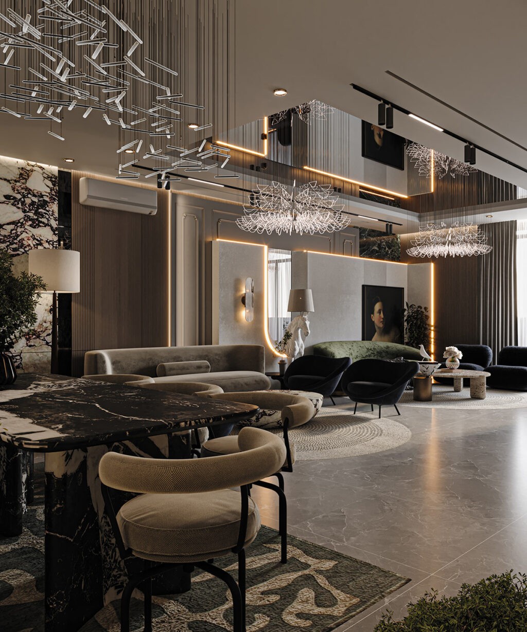 The Art of Arrival: A Tour of an Exquisite Home Reception Area