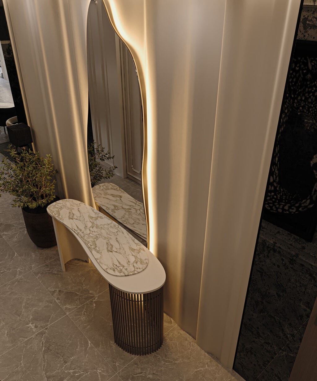 The Art of Arrival: A Tour of an Exquisite Home Reception Area