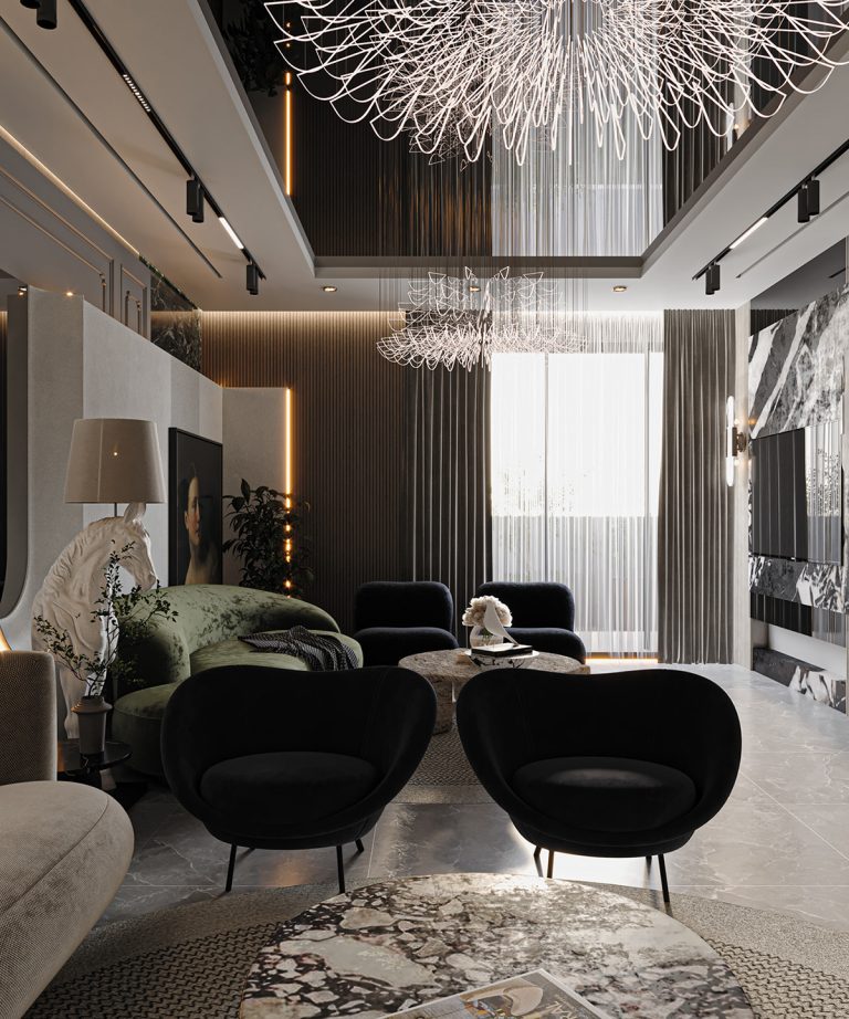 The Art of Arrival: A Tour of an Exquisite Home Reception AreaInterior ...