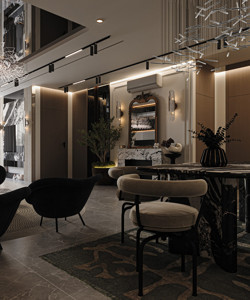 The Art of Arrival: A Tour of an Exquisite Home Reception Area