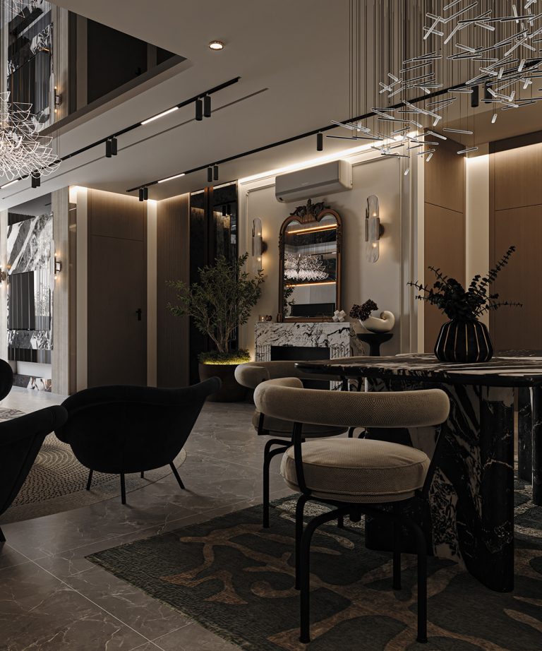 The Art of Arrival: A Tour of an Exquisite Home Reception AreaInterior ...