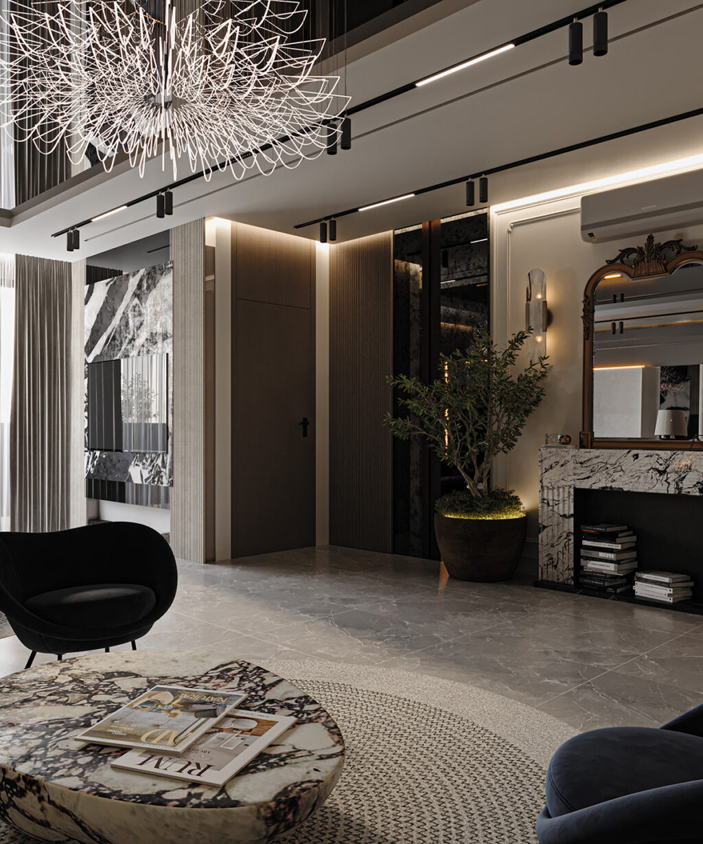 The Art of Arrival: A Tour of an Exquisite Home Reception Area