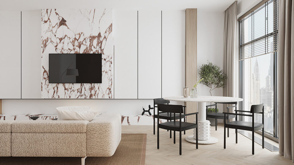 Chic Marble-Infused Interiors That Elevate Everyday Luxury