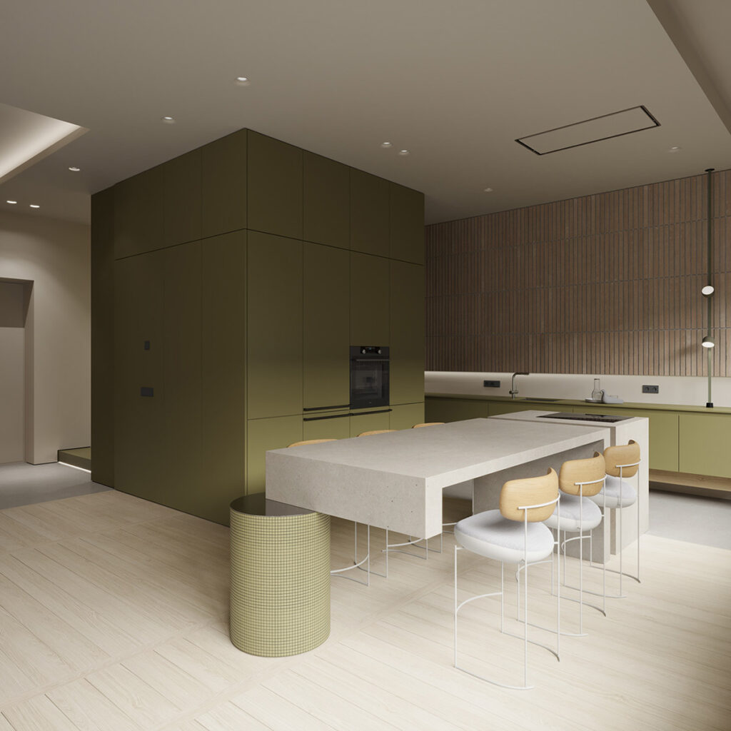 How To Design A Modern Interior With Olive, Ochre, And Oak