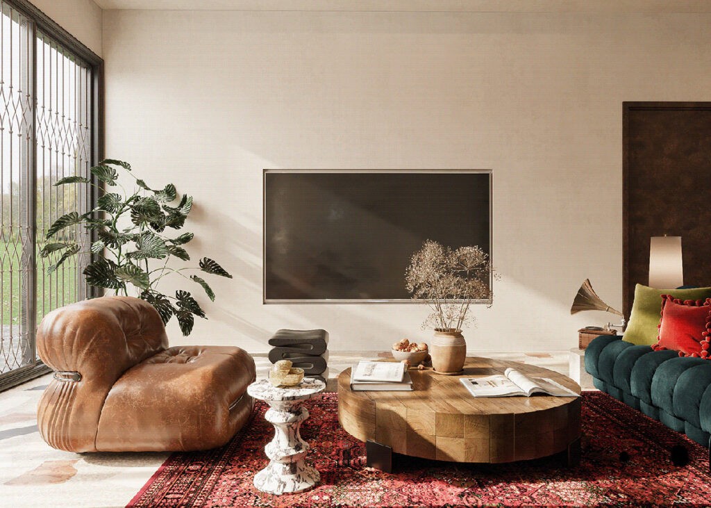 The Art of Fusion: A Peek Inside an Eclectic Modern Abode