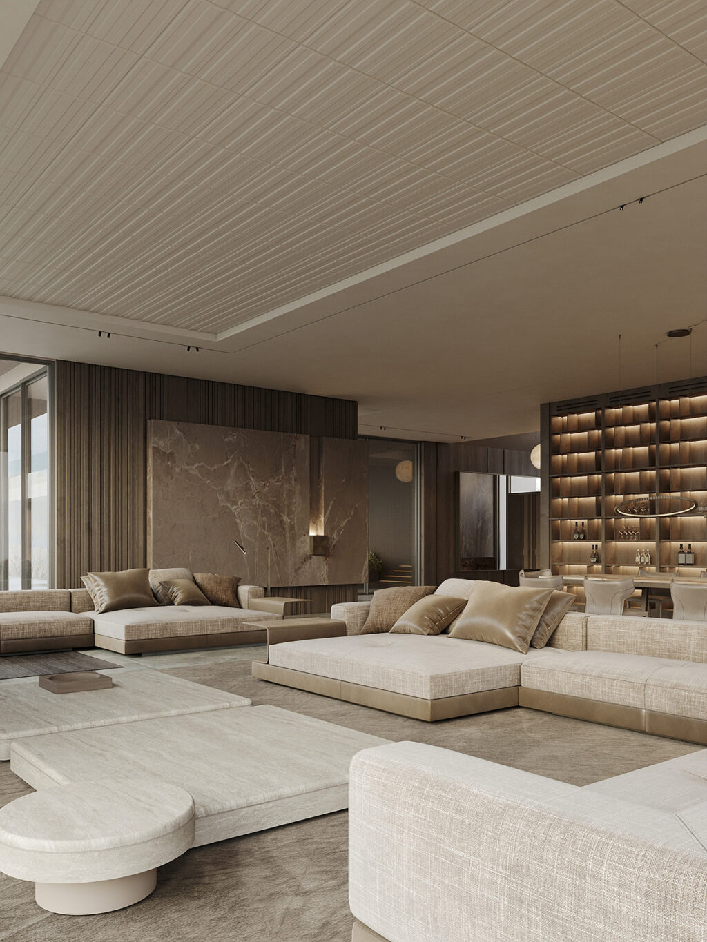 Marble, Oak, and Openness: A Modern Home’s Ode to Nature