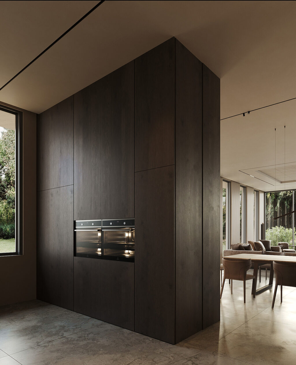 Marble, Oak, and Openness: A Modern Home’s Ode to Nature