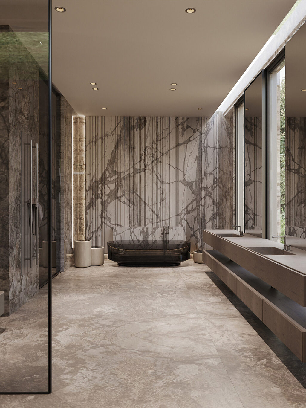 Marble, Oak, and Openness: A Modern Home’s Ode to Nature