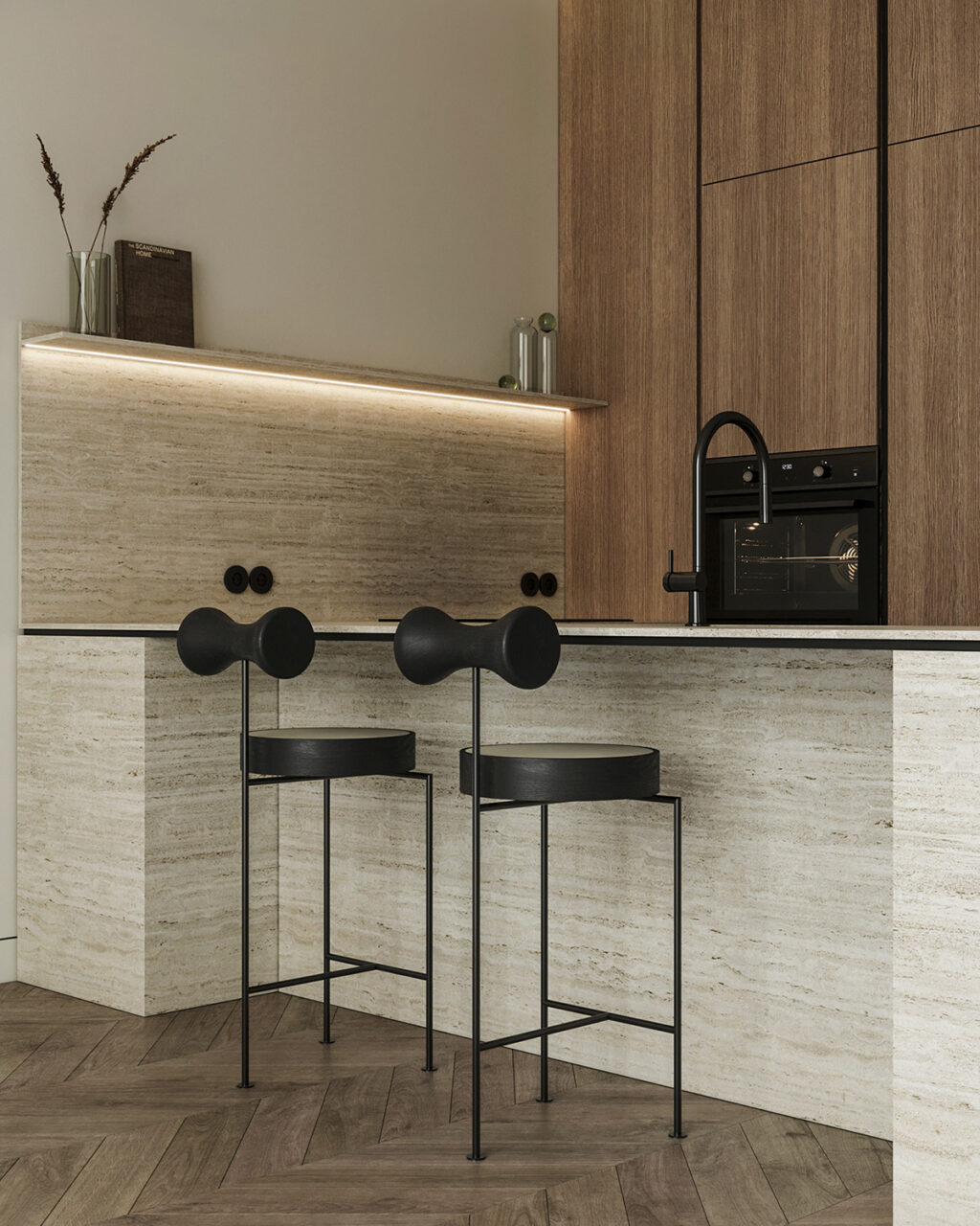 Interior Design That Harmonizes Modernity with Warmth and Texture