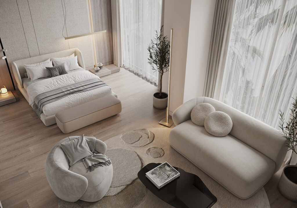 Calm Canvas: The Art of Decorating with Neutrals in a Contemporary Space