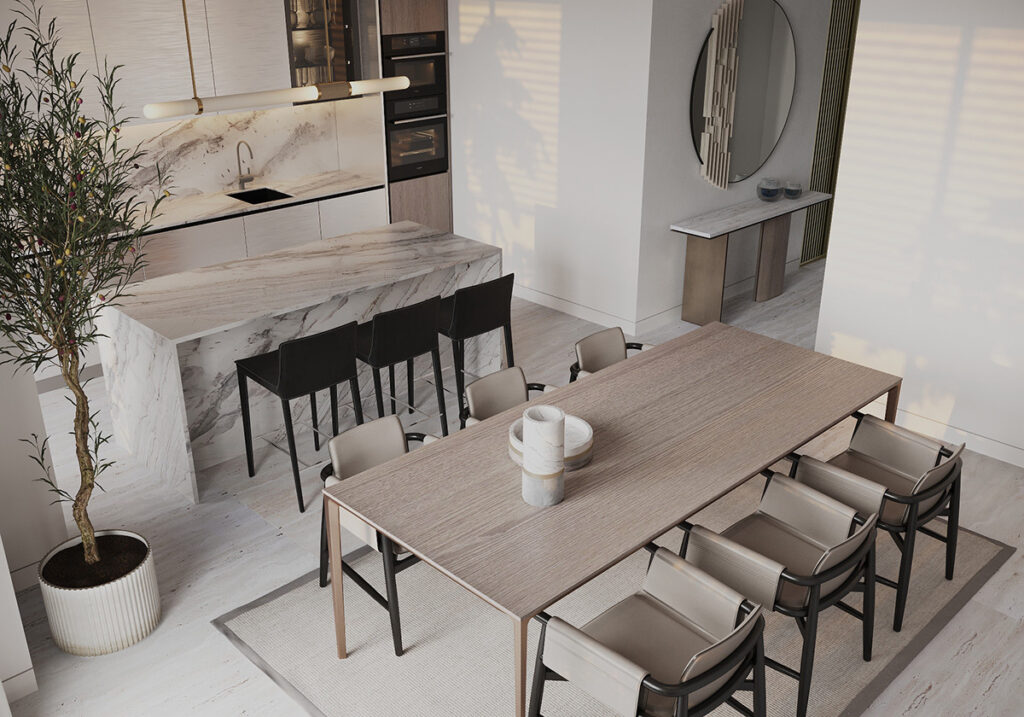 Calm Canvas: The Art of Decorating with Neutrals in a Contemporary Space