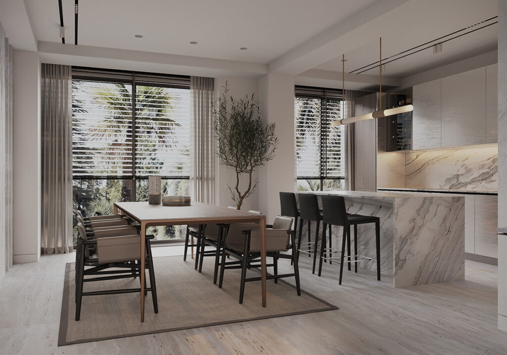 Calm Canvas: The Art of Decorating with Neutrals in a Contemporary Space