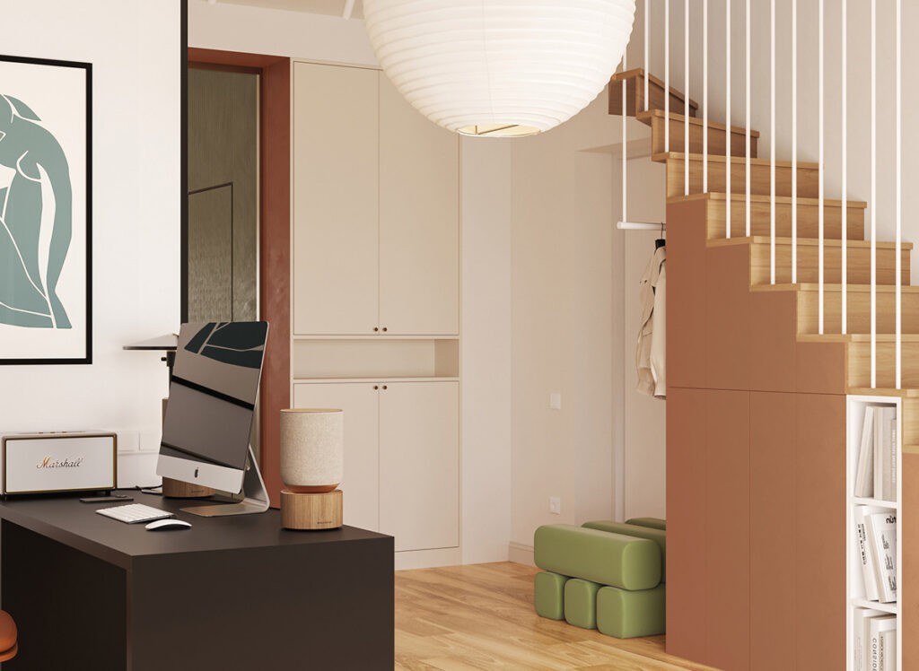 An 87 sqm Apartment Sporting Natural Hues in Lviv