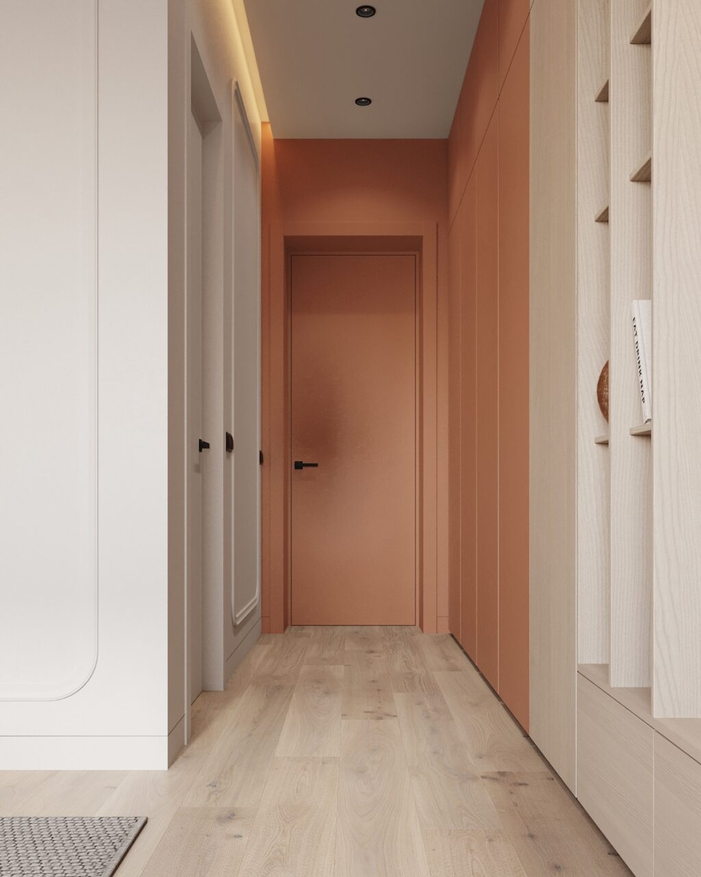 Chic Peach and Earthy Tones: Modern Minimalism Meets Soft Elegance in ...
