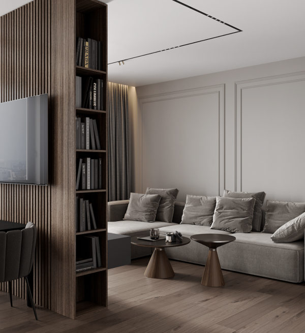 open living room with low profile sofa | Interior Design IdeasInterior ...