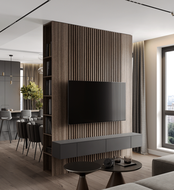 wooden entertainment complex | Interior Design IdeasInterior Design Ideas.