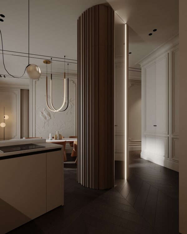 textured wall pillar | Interior Design IdeasInterior Design Ideas.